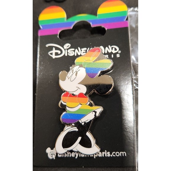 Disney | Jewelry | Disney Trading Pin 0065 Minnie Mouse Rainbow Pride ...